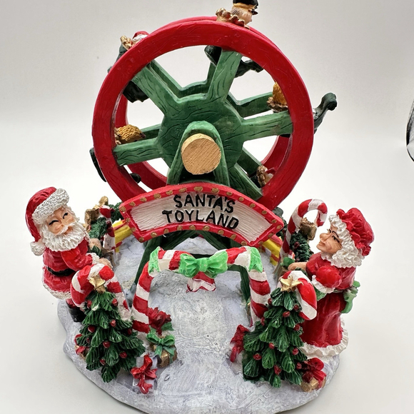 Holiday | Santas Toyland Christmas Ferris Wheel Decoration Figurine ...